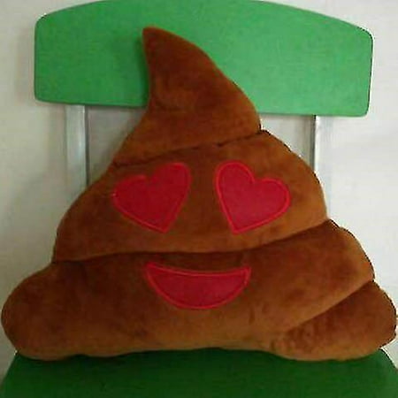 7.87in Poop Plush Pillow Round Triangle Emotion Cushion Cute Decorative ...