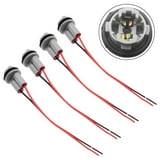 BAMILL 4x Connector Socket Bulb Bundle PigTail T15 Rubber Wedge LED ...