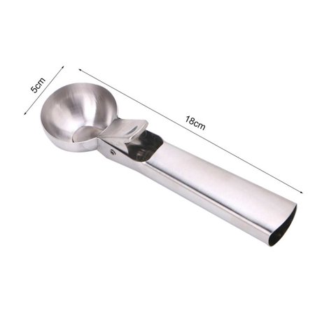yingyy Stainless Steel Ice Cream Scoop Ice Ball Maker Frozen Yogurt ...