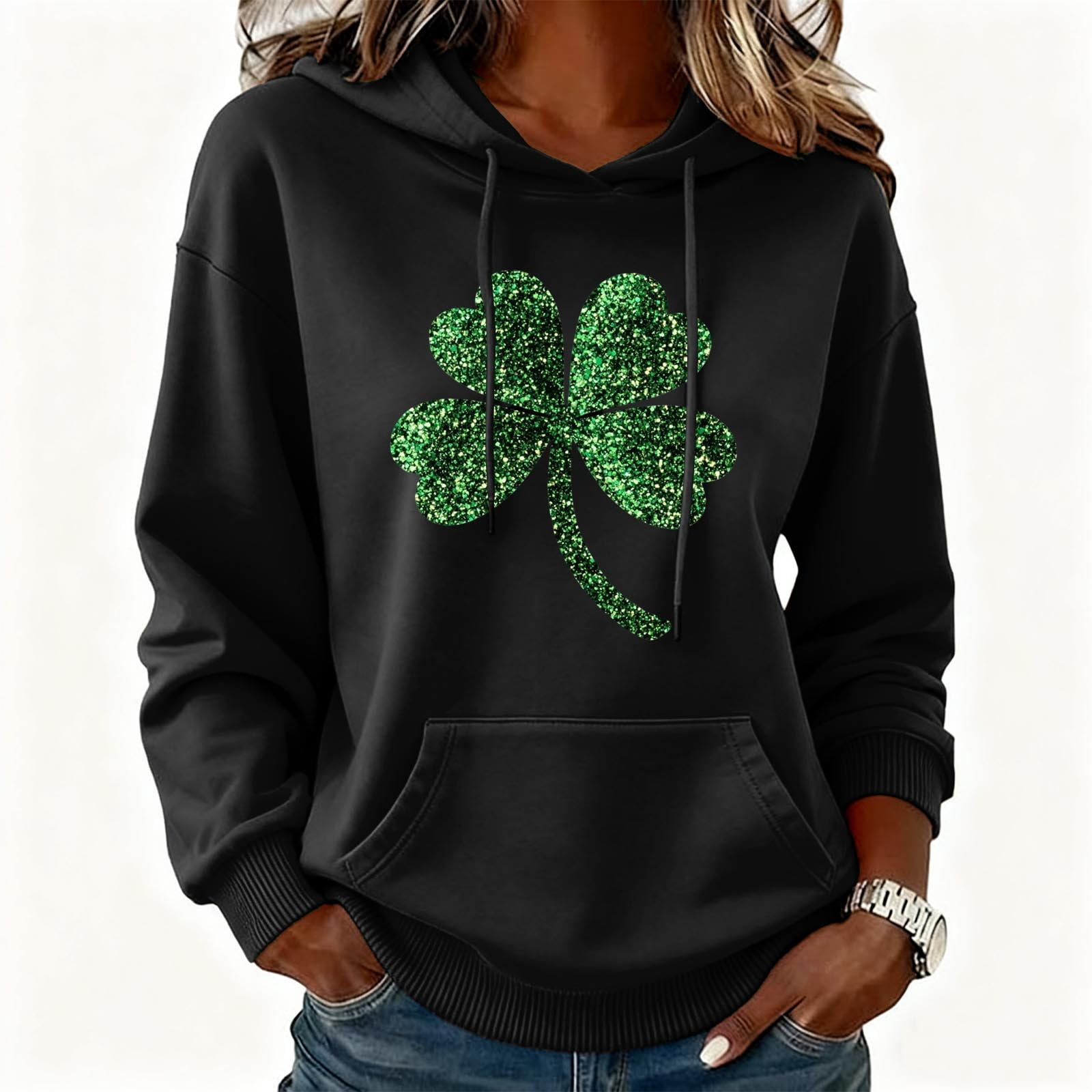 Click here for Nuoqisi St Patricks Day Hoodie For Women Irish Sha... prices