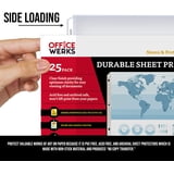 OfficeWerks 11" x 17" Transparent Sheet Protectors, Acid Free ...