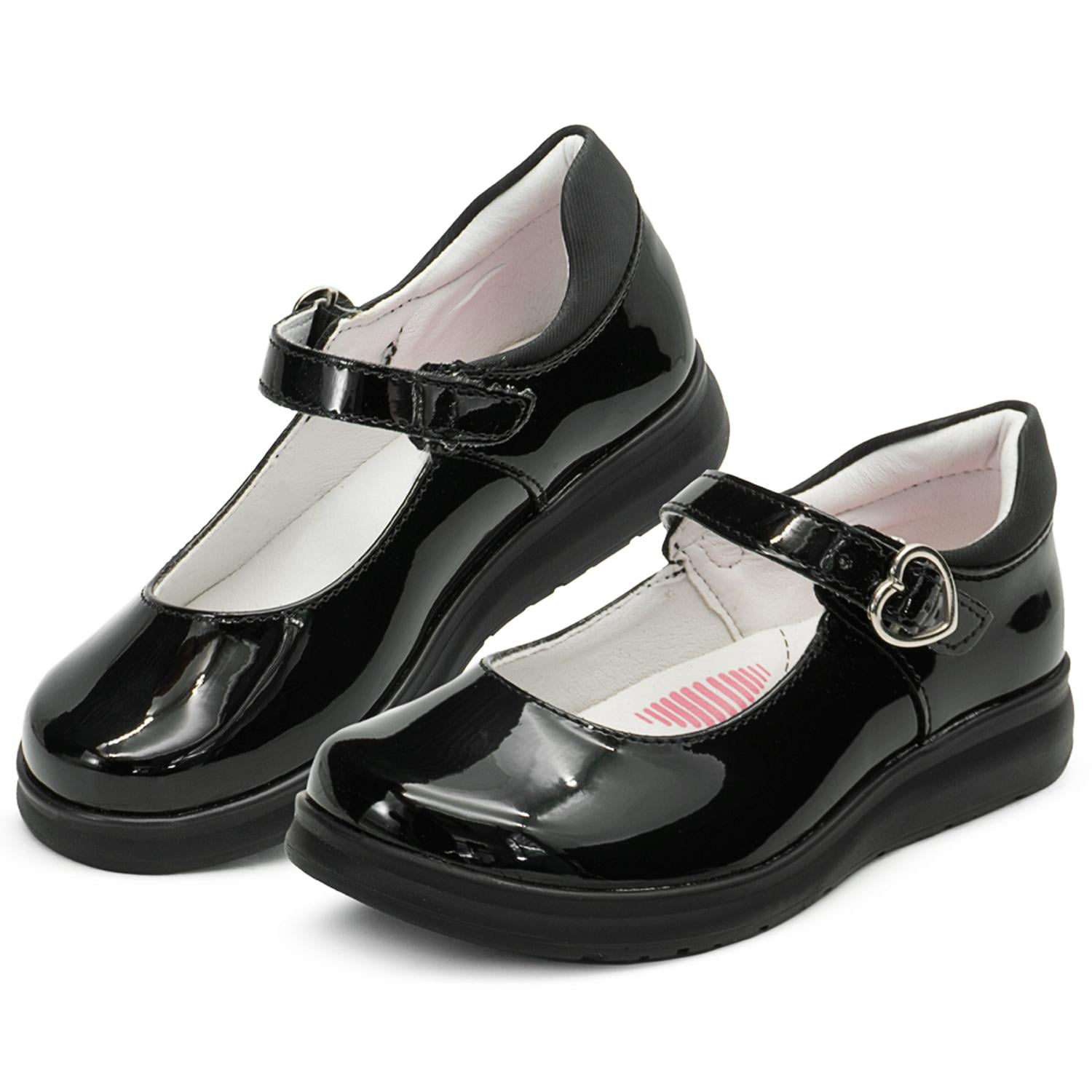 Zapato Escolar Para Niña Charol Negro Cómodos Antiderrapante negro 16 | Walmart en línea