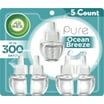 Air Wick Plug in Scented Oil Refill, 5 ct, Ocean Breeze, Air Freshener ...
