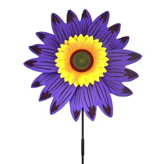 Large Sunflower Windmill Wind Sculptures Colourful Wind Spinner Garden ...