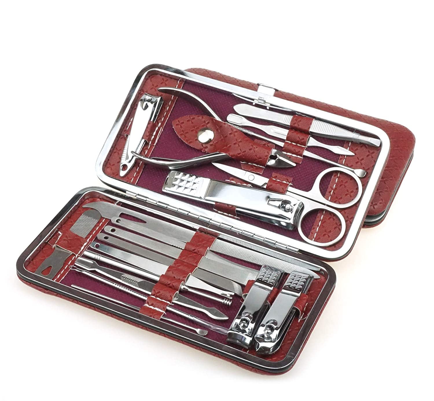 Nail Clippers Set Professional Stainless Steel Pedicure Kit Nail Scissors Grooming Kit Nail