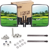 10L0L Golf Cart Rear View Mirrors, Extra Wide, Adjustable & Rotatable ...