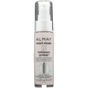 Almay Smart Shade CC Luminous Primer, Base Face Makeup, 1 fl oz with ...