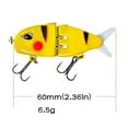 BESTSKY 2026 New Mini Glide Bait for Bass Fishing,Multi-Jointed ...