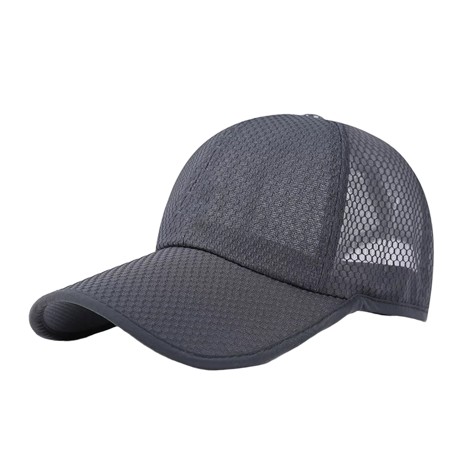 Baseball Cap Curved Brim UV Resistant Polyester Men Outdoor Baseball ...