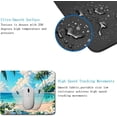 Floral Ocean Mouse Pad Square Design Non-Slip Rubber Base Gaming Desk ...