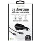 iEssentials IEN-ACP-CELL 3-in-1 Travel Charger - Walmart.com