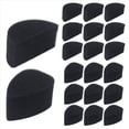 20Pack High Density Black Petal & Half Moon Body Paint Sponges, Artist ...