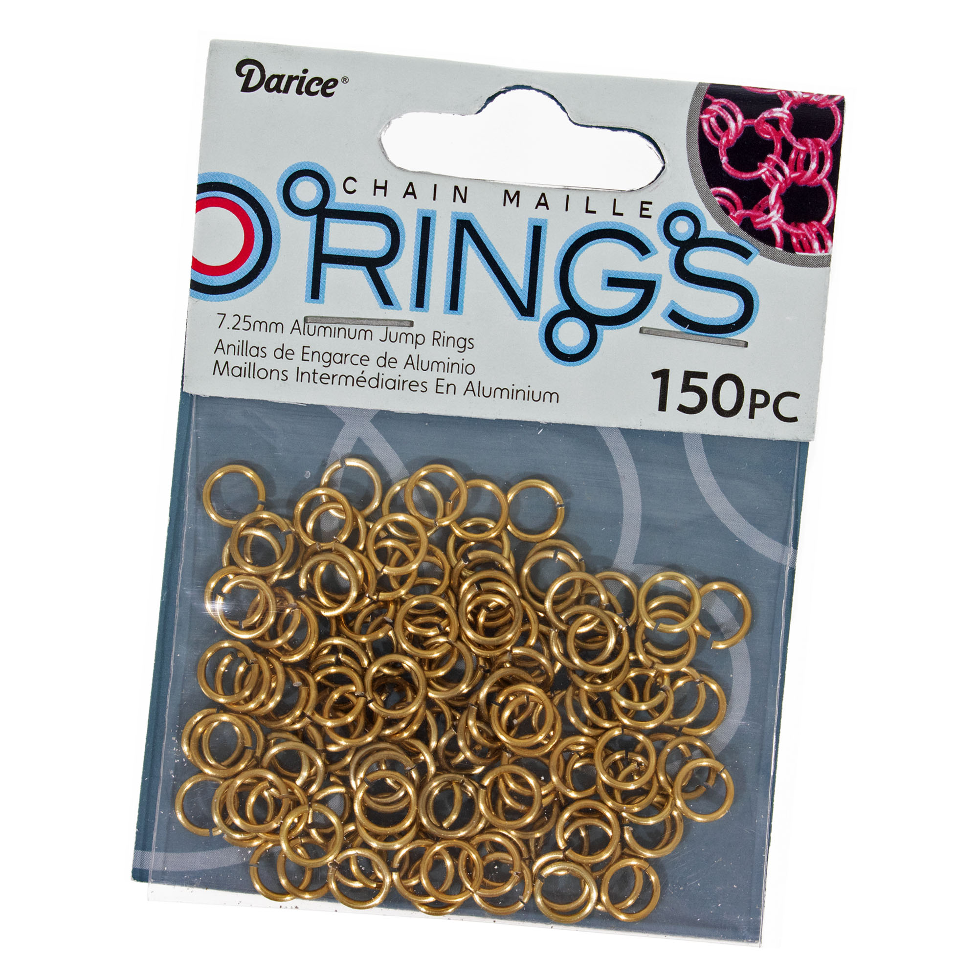 Aluminum Chain Maille Jump Rings - Connecting Loops in Multiple Colors ...