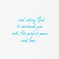 DaySpring Religious Sympathy Card (His Perfect Peace and Love ...