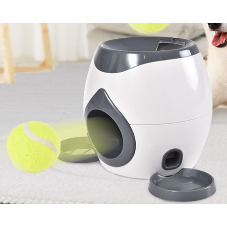 Livesture Smart Pet Feeder Tennis Ball Missing Device Throwing Reward ...