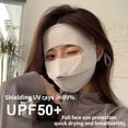 Face UV Face Covering UPF 50+ Women Sun Protection Face Mask Washable ...