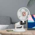 360 Rotating Folding Portable USB Fan with 5 Speed Adjustable Modes and ...