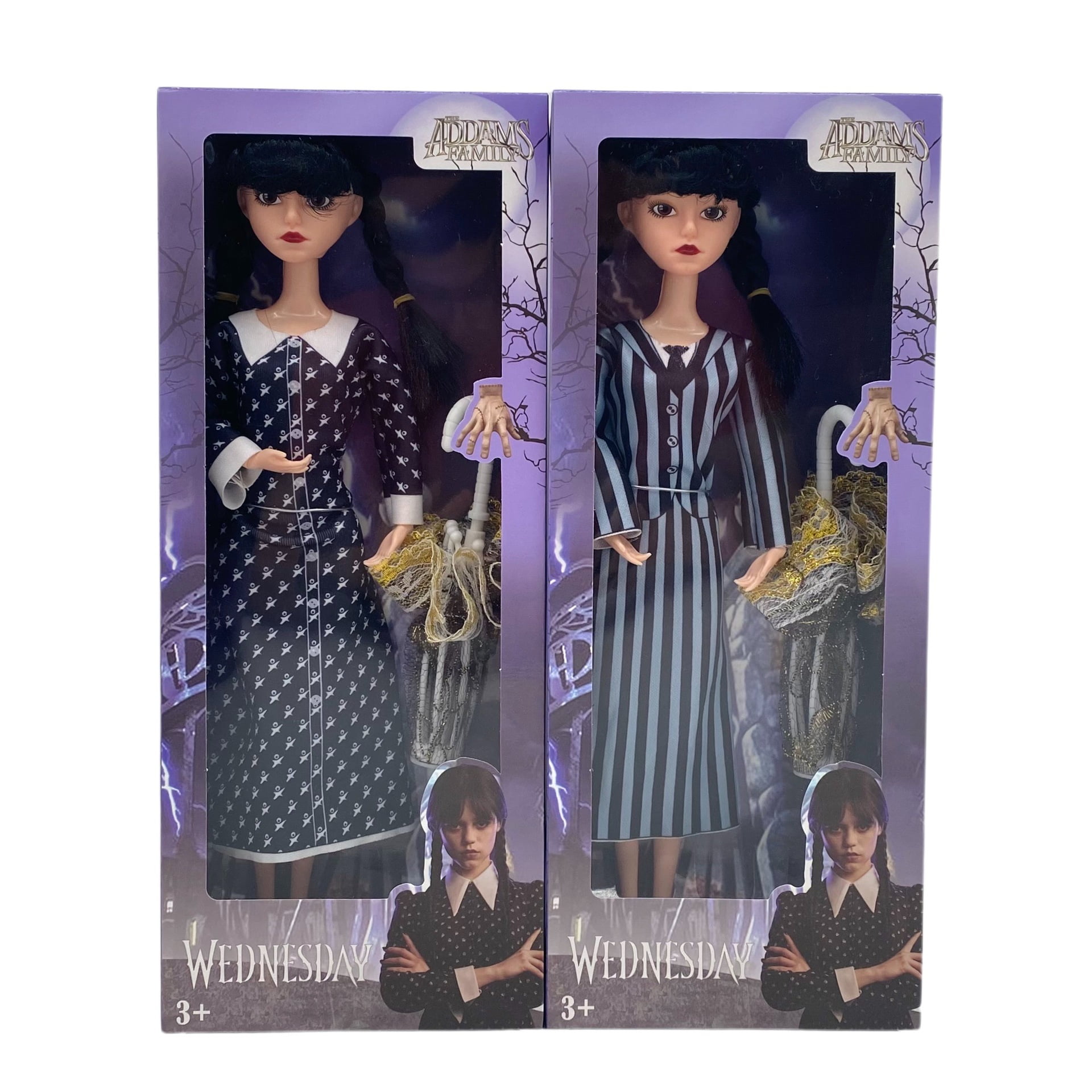 Wednesday Adams Figures Toy, 11.5 inch Dolls, Wine Lip, Long Sleeve ...