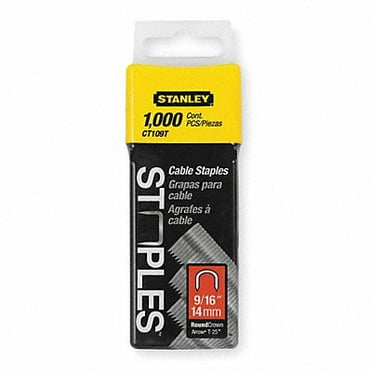 STANLEY Heavy Duty 3/8-Inch Staples, 5000 ct Box for Home Renovations ...