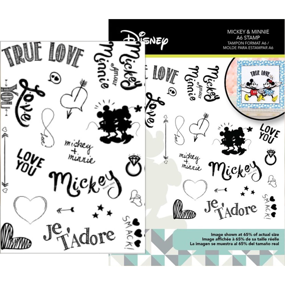 Disney Mickey & Minnie Mouse Stamp Set - Walmart.com - Walmart.com