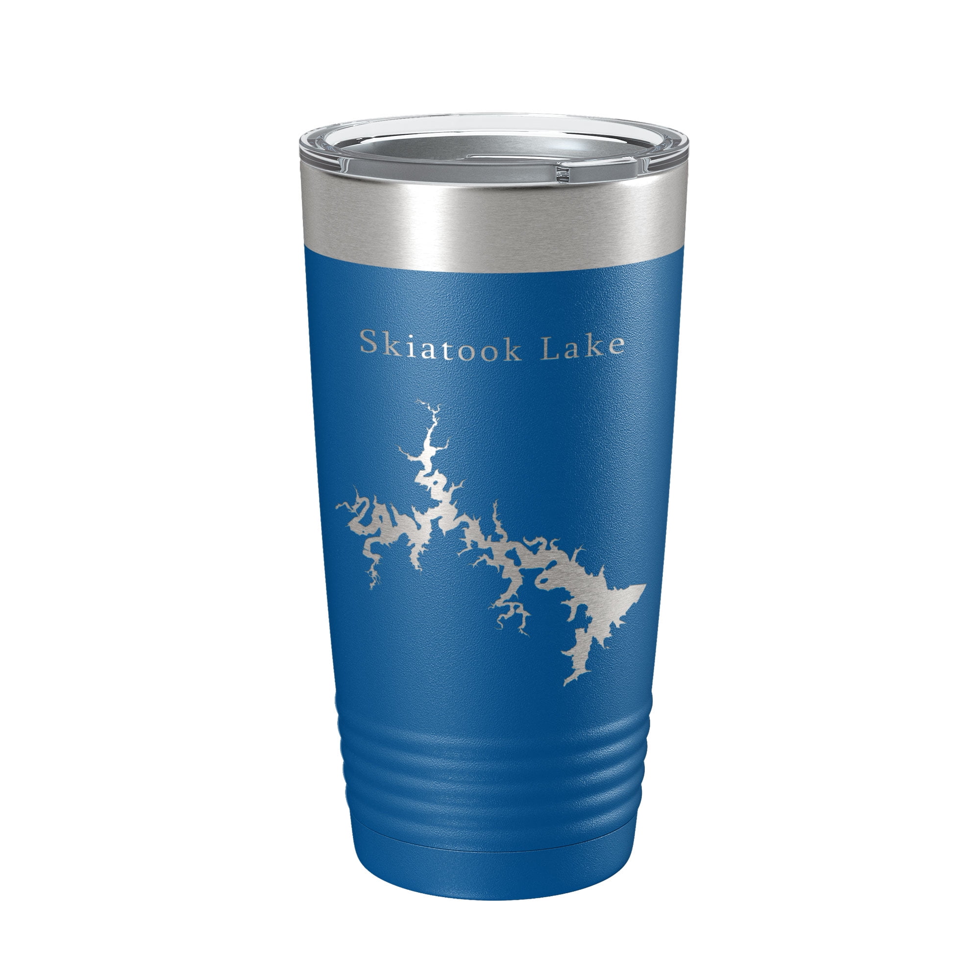 Skiatook Lake Map Tumbler Travel Mug Insulated Laser Engraved Coffee ...