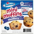 Hostess Bite-Size Blueberry Mini Muffins Bakery Pack (20 Count ...
