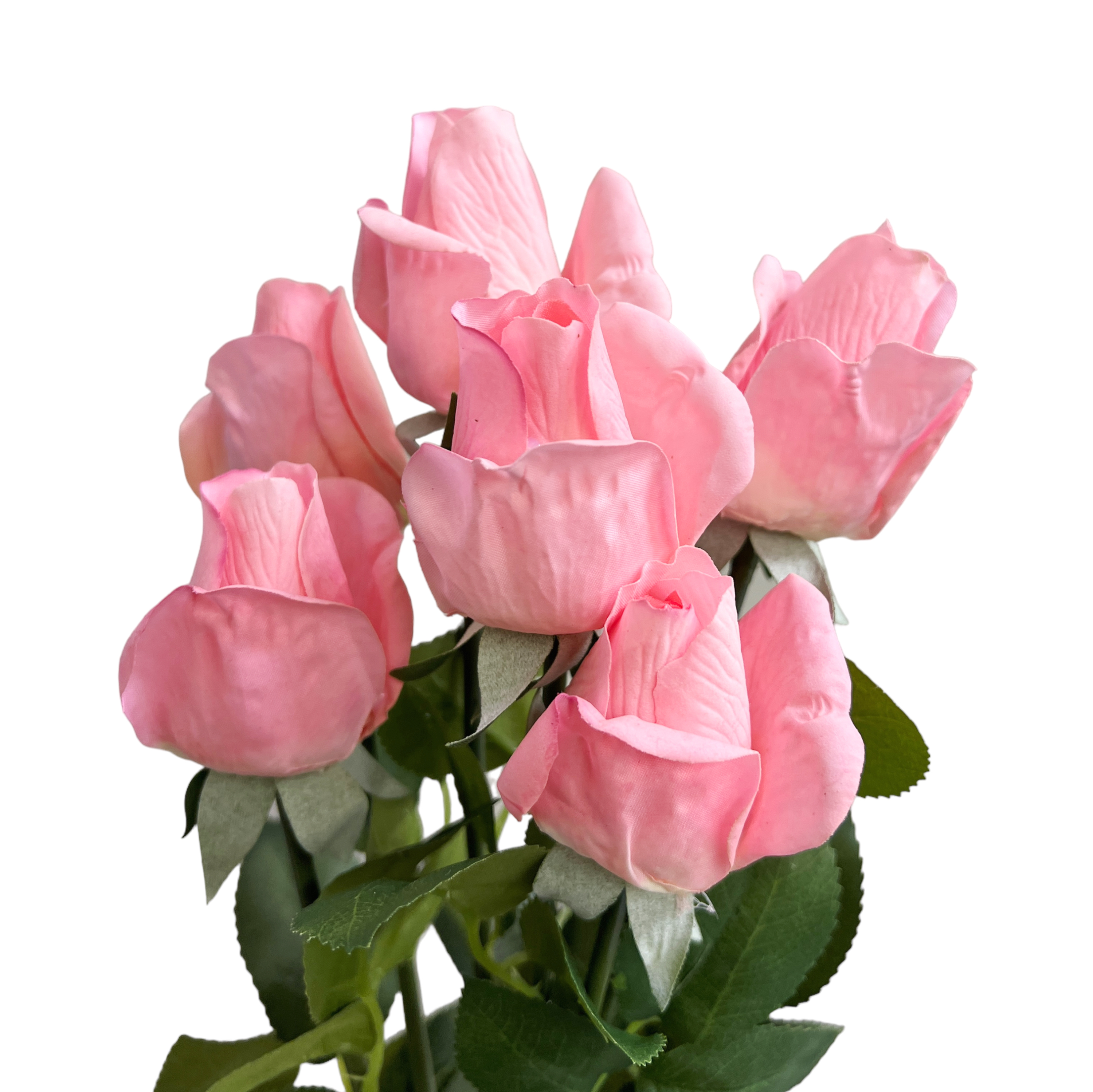 Artificial Rose Stems (Set of 6) with Realistic Feel - Walmart.com
