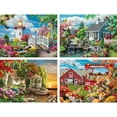 Bits & Pieces 4-in-1 1000pc Jigsaw Puzzles by Alan Giana, Scenic Spring ...