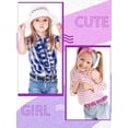 4 Pcs Girls Belt Kids Leather Waist Belt Rhinestone Heart Metal Buckle ...