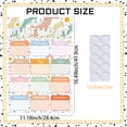 1set Reusable Happy Birthday Chart Posters Birthday Chart Calendar for ...