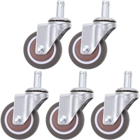 Surrme 5pcs Office Chair Caster Wheels Replacement Computer Gaming Desk ...