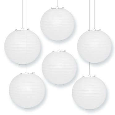 10 Pcs White Paper Lanterns Great Home, Party & Wedding Decorations 8 ...