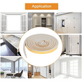 Weather Stripping Seal Strip For Doors/Windows, Self-Adhesive Backing ...