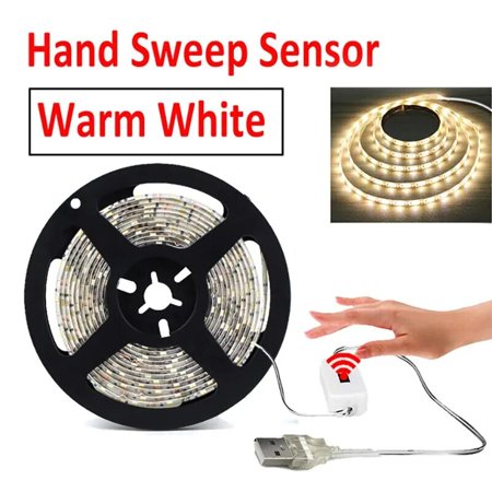 LED Strip Light Hand Sweep Waving Sensor DC 5V USB 2835 Backlight LED ...