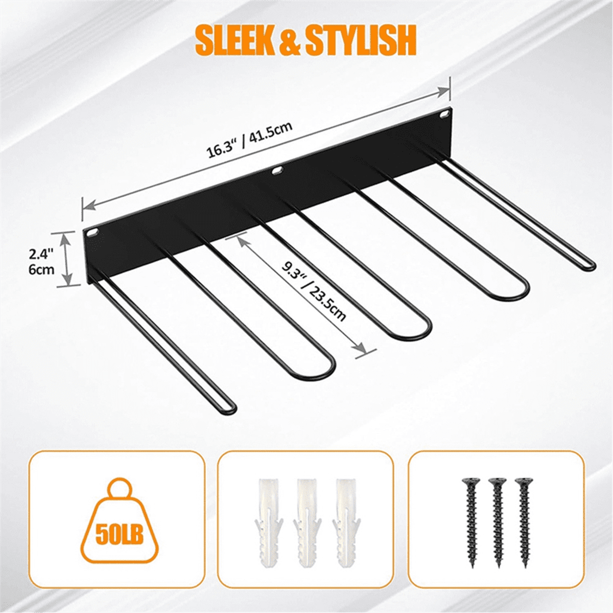 Click here for Unbranded Long Boots Wall Mount Shoes Hanger Rack... prices