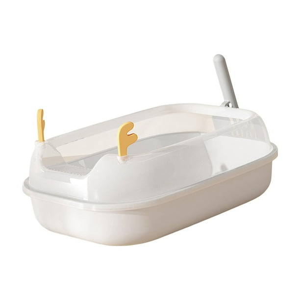 Cat Sand Box Large Cat Bedpan Cat Litter Box for Indoor Cats Cat Litter ...