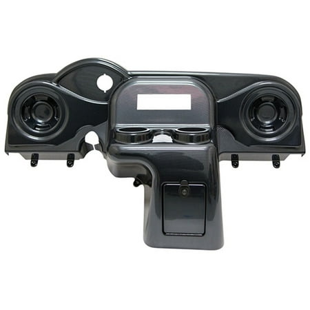 Golf Cart EZGO RXV Deluxe Carbon Fiber Dash w/ Radio & Speaker Cutouts ...