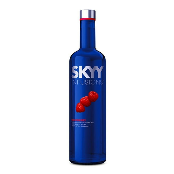 Paquete de 3 Vodka Skyy Infusions Raspberry 700 ml | Walmart en línea