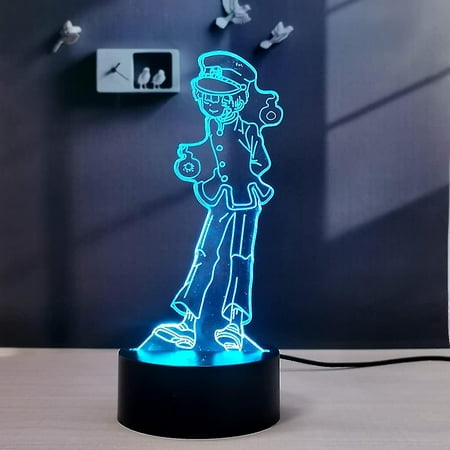 Yugi Amane 3d Illusion Toilet-bound Hanako-kun Table Led Anime Lamp Rgb ...