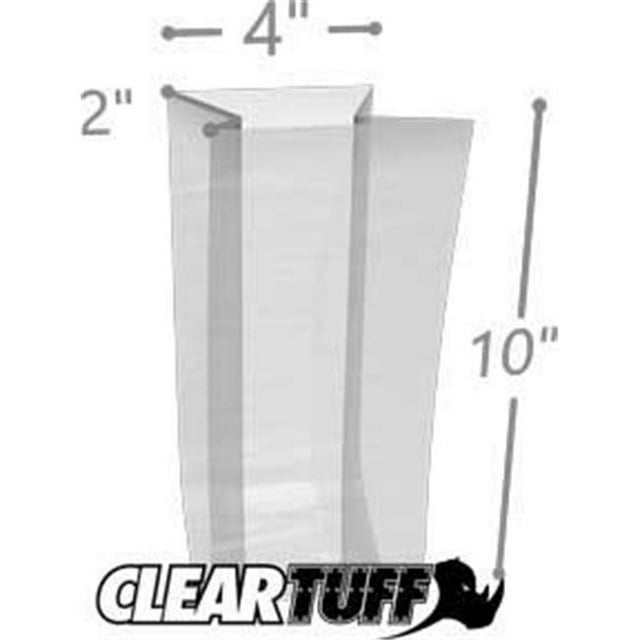 International Plastics GB2040210 4 x 2 x 10 Po. 2 Mil Sacs en Poly ...