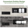 End Table Side Table, Bedside Table with Charging Station Small End ...