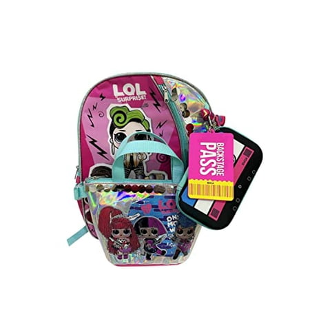 Lol Surprise Backpack with Detachable Hand Bag Purse Pencil case Key ...