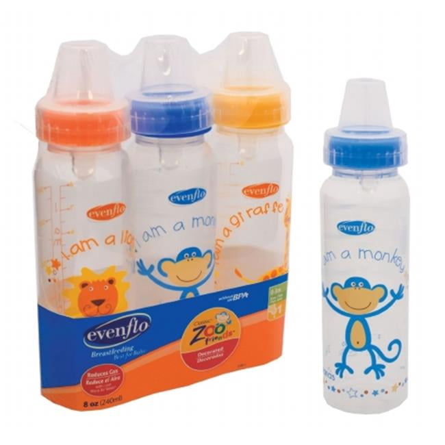 Even Flo Best For Baby 1338311 Bottle with Standard Nipple, Assorted ...