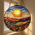 Abstract Nature Window Hanging – Feather Field and Sun Design - Walmart.com