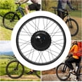26-Inch Fat Wheel 48V 1000W Front Drive Electric Bike Conversion Kit ...