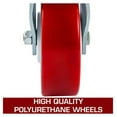 Scaffolding Wheels 8 Inch Set of 4 - Heavy Duty 3200 Lbs Capacity ...