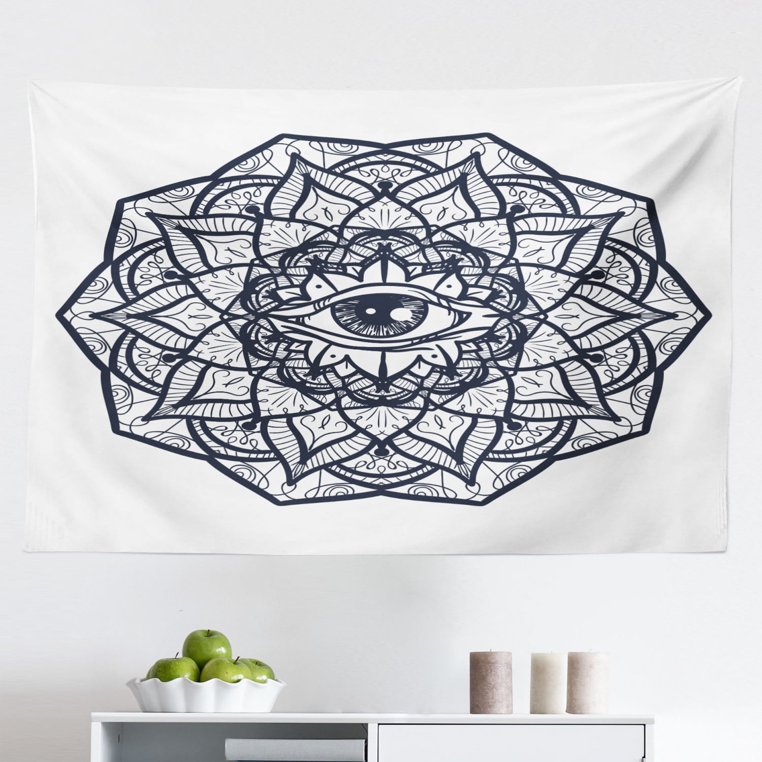 Occult Tapestry, Textured Mystic Occult Sigil Seal Over Distressed Old ...