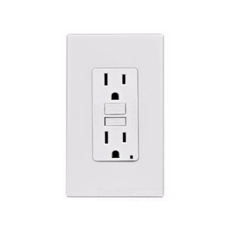 Leviton N7599-W 15-Amp 125-Volt SmartLock Pro Slim Non-Tamper-Resistant ...