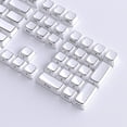 Whaledi Full Set 114Key Crystals Clear Keycaps For 61 87 104 Key ...