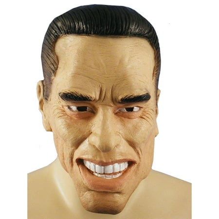 Arnold Schwarzenegger Mask Terminator Governer Adult Full Halloween ...